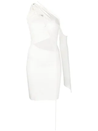 MANURI Baby Giuly Asymmetric cut-out Minidress - Farfetch