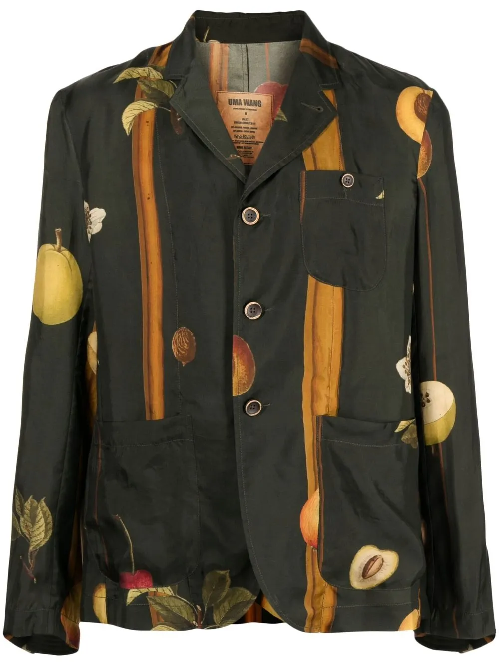 Uma Wang Fruit-print Jai Jacket In Green | ModeSens