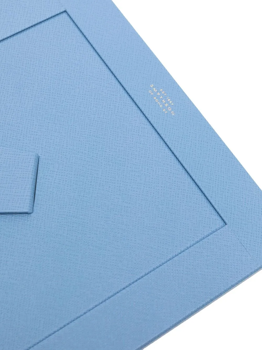 Smythson Medium Leather Photo Frame | Blue | FARFETCH