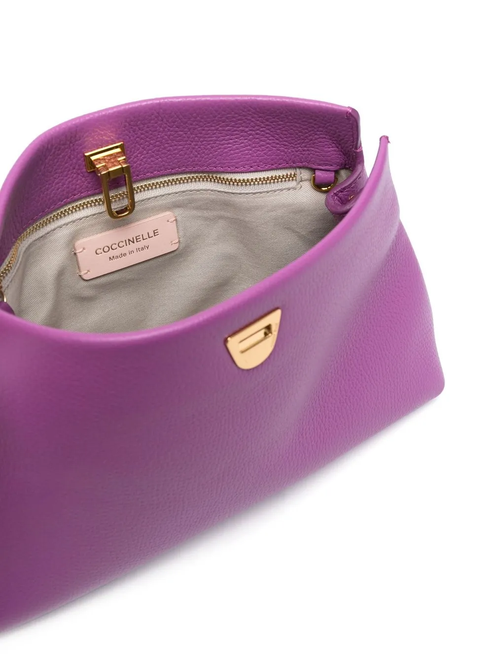 Coccinelle Logo Twist-lock Fastening Crossbody Bag In Purple | ModeSens