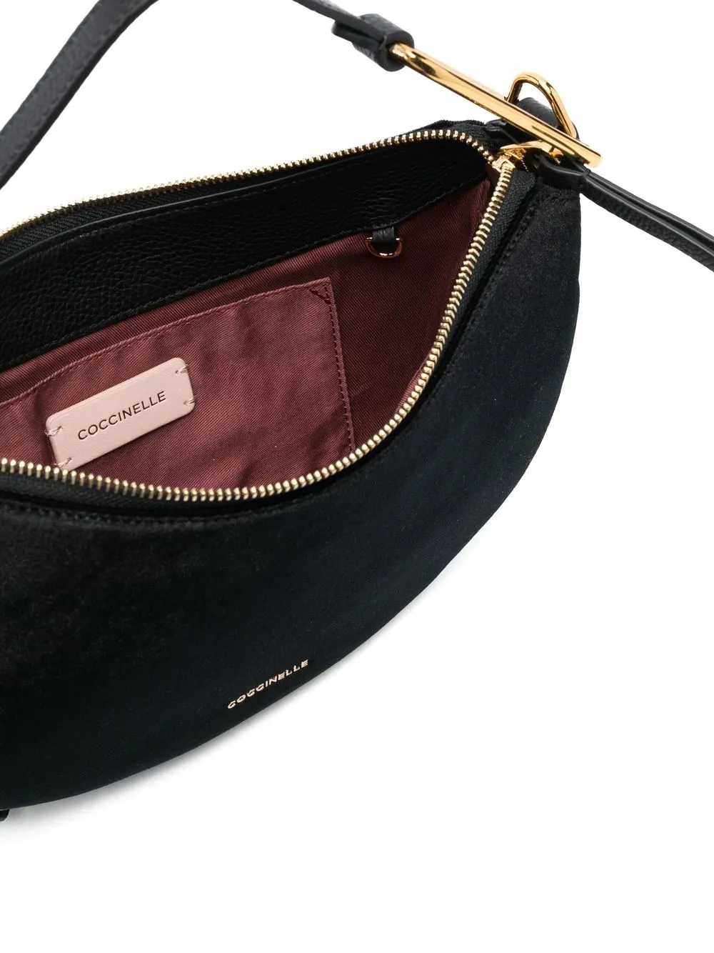 Coccinelle Curved-edge Logo Tote Bag In Black | ModeSens