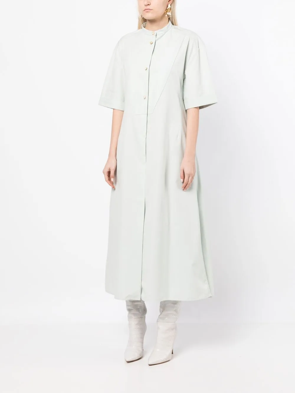 Jil Sander A line Cotton Shirtdress Farfetch