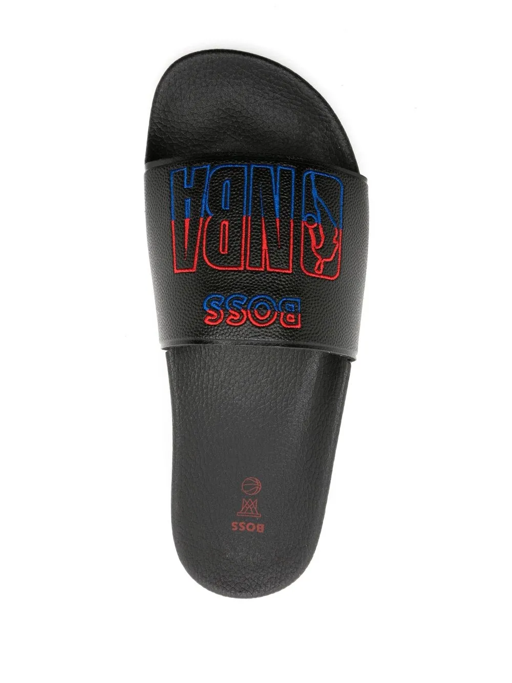 BOSS x NBA logo-embroidered Slides - Farfetch