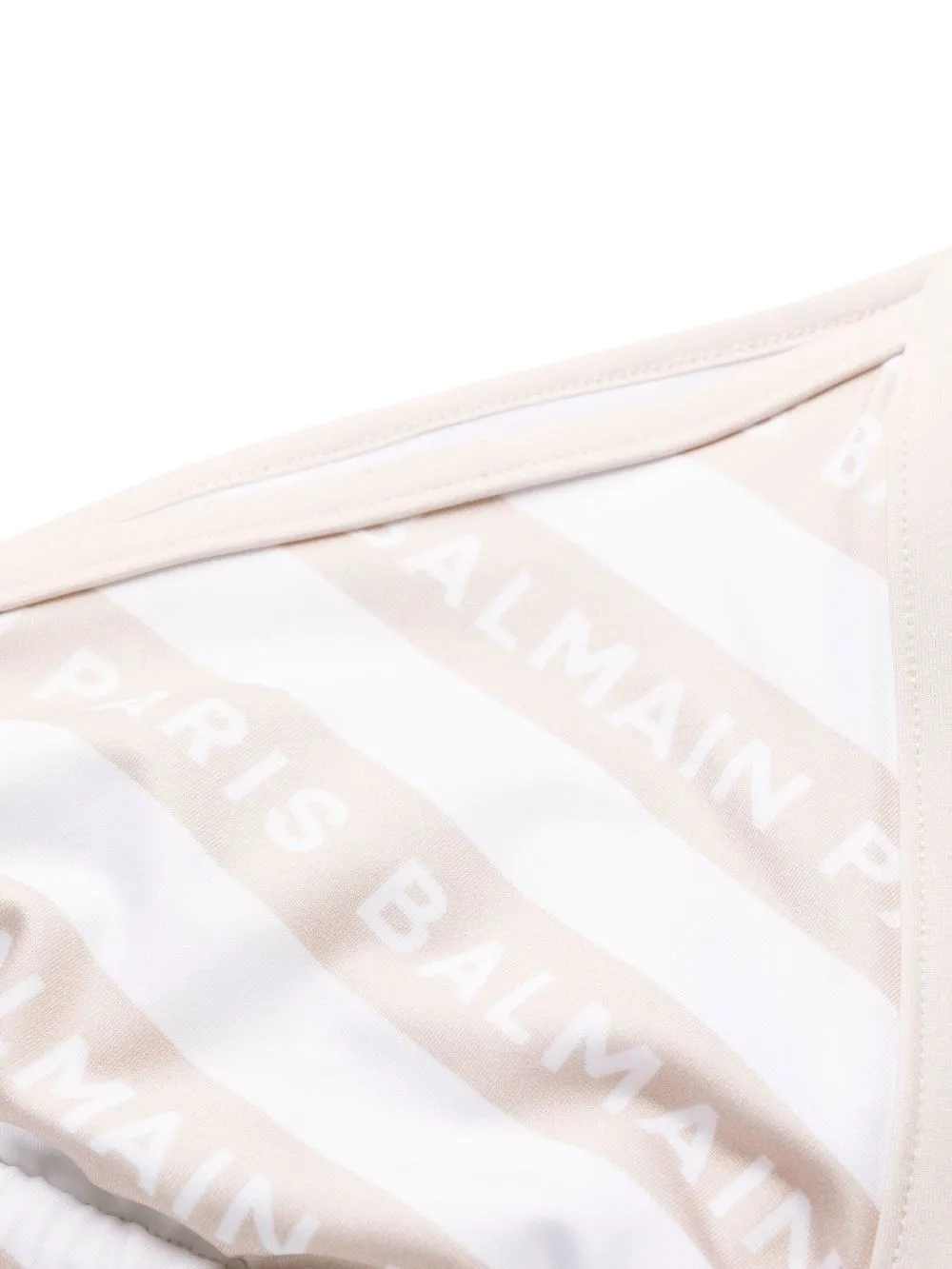 Balmain logo-print Bikini Set | Neutrals | FARFETCH