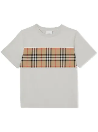 Burberry shirt kids grey store
