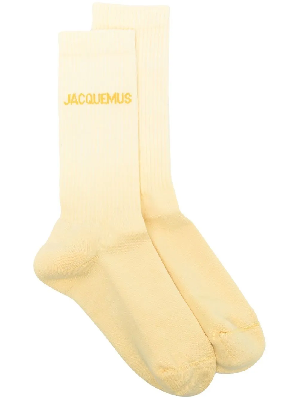 Jacquemus Gradient-effect Ankle Socks In Yellow | ModeSens