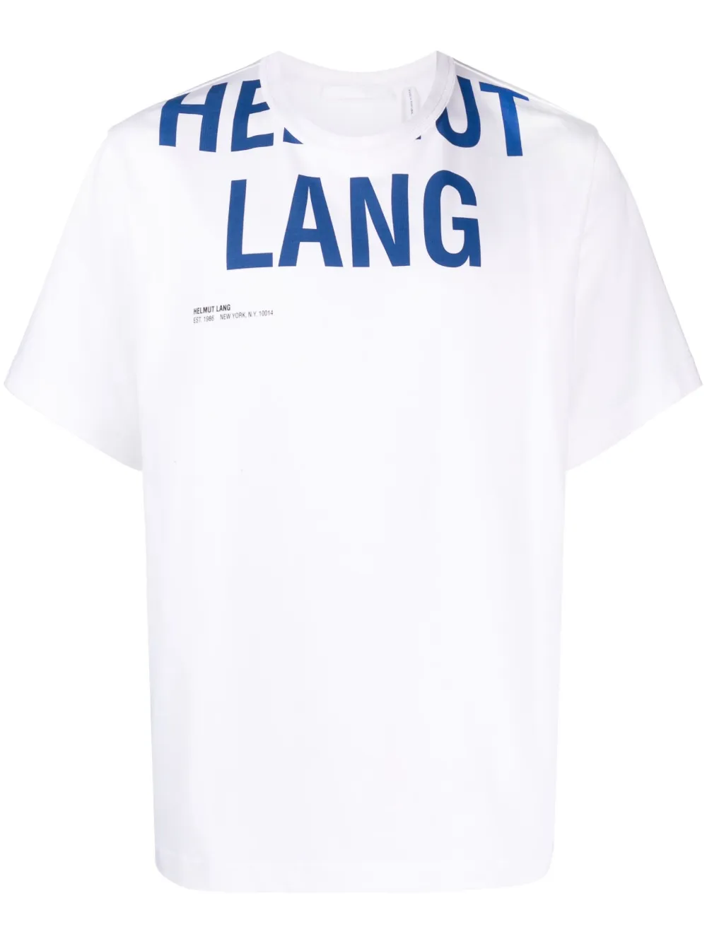 Helmut Lang Logo print Cotton T shirt Farfetch
