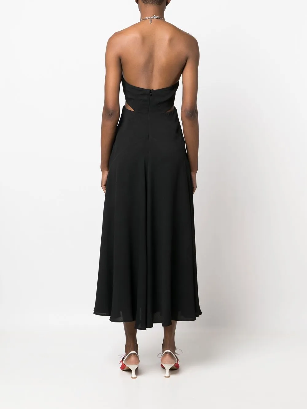 Dsquared2 chain-link cut-out Midi Dress - Farfetch