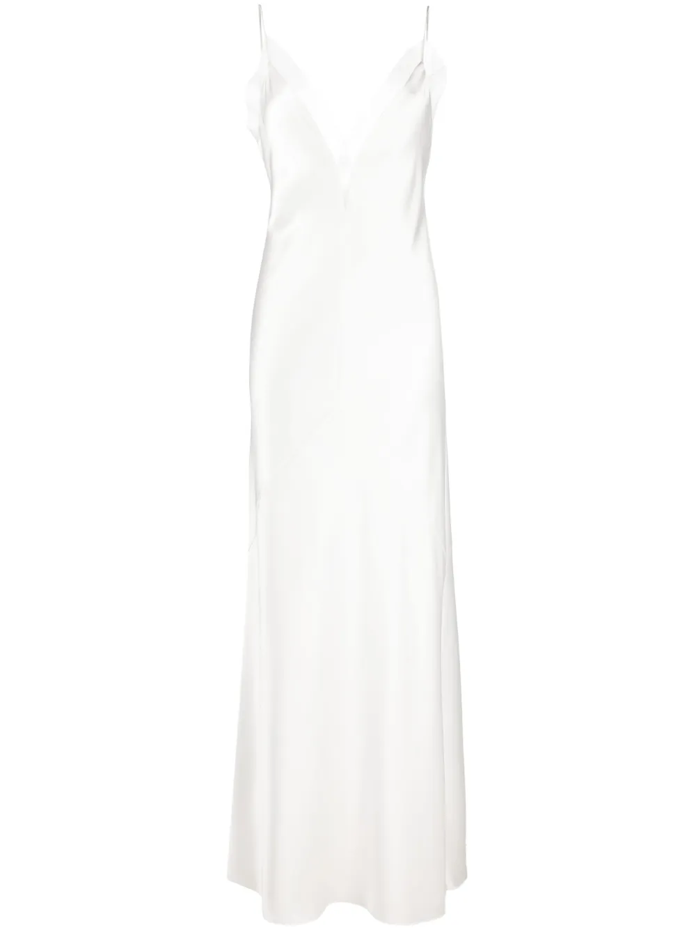 MACH MACH Robe Longue Lotus Flower En Soie Farfetch