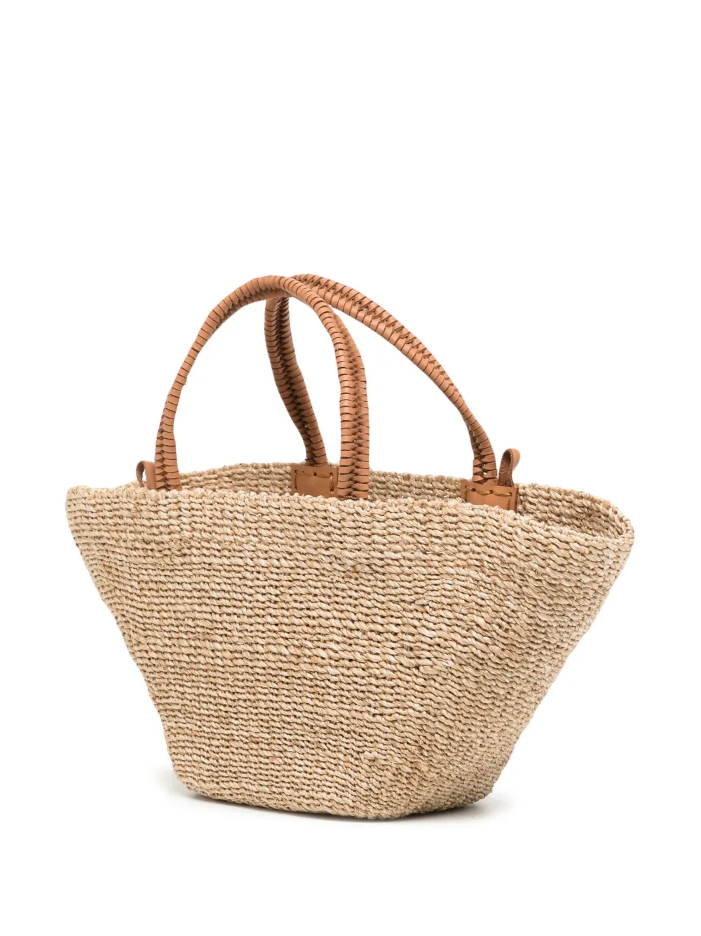 Aranaz Interwoven Logo-plaque Tote Bag In Neutrals | ModeSens