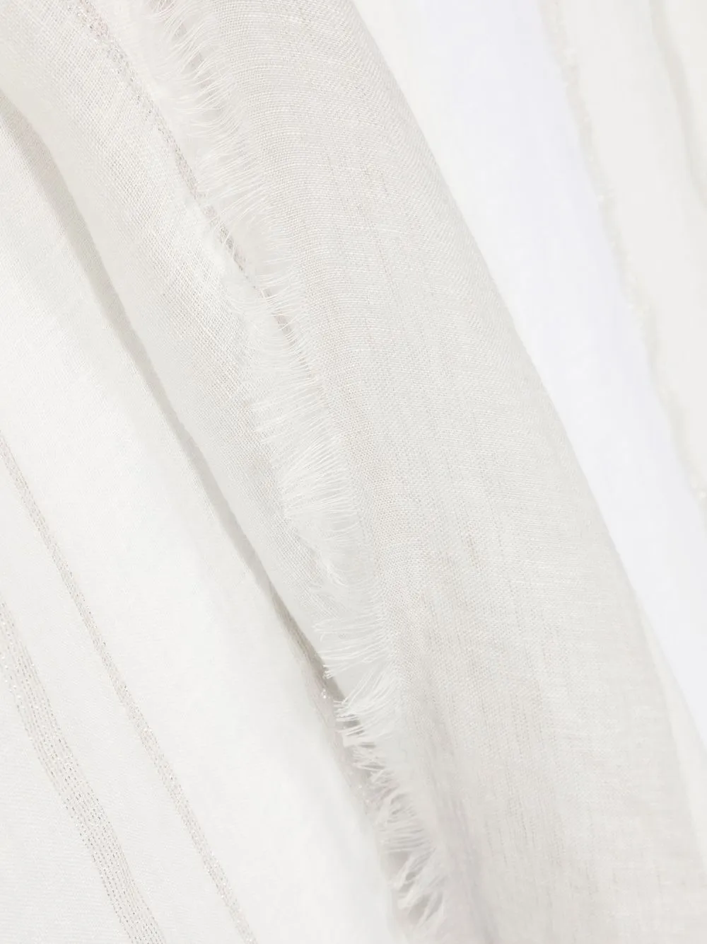 Fabiana Filippi Frayed linen-blend Scarf - Farfetch