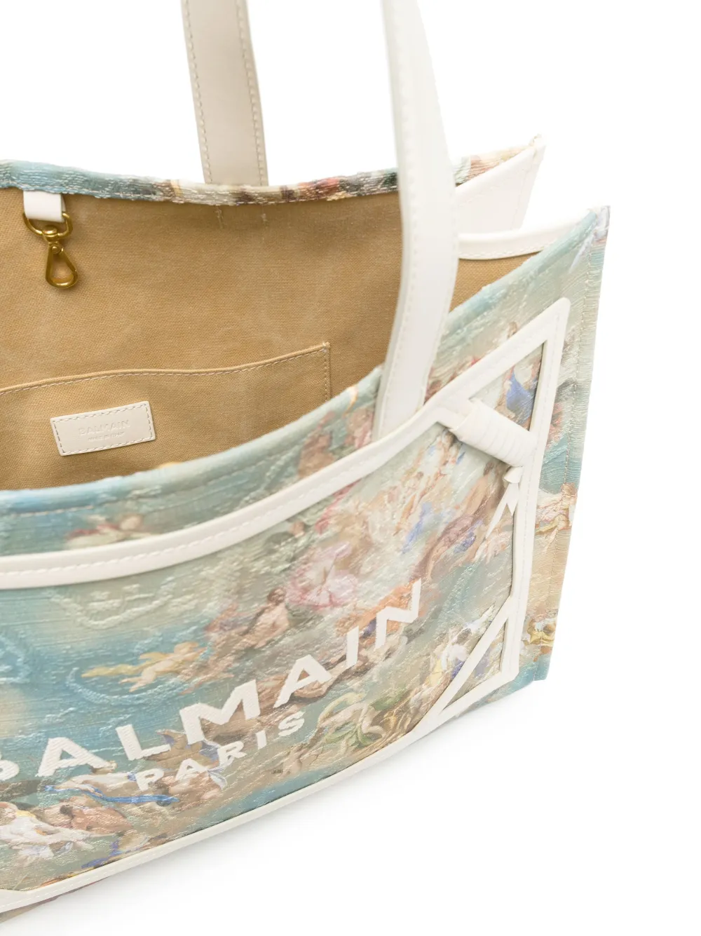 Balmain Medium B-Army Sky-print Canvas Tote Bag - Farfetch