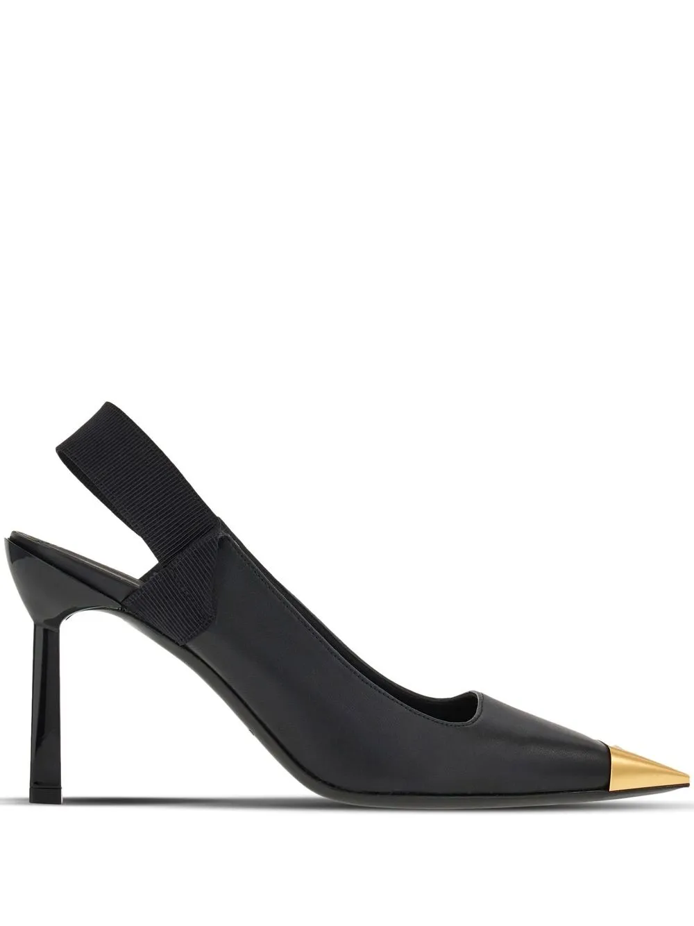 Ferragamo metallic-toe Slingback Pumps - Farfetch