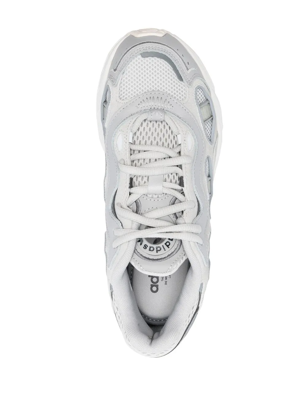 Adidas mesh-panelling lace-up Sneakers | Grey | FARFETCH UK