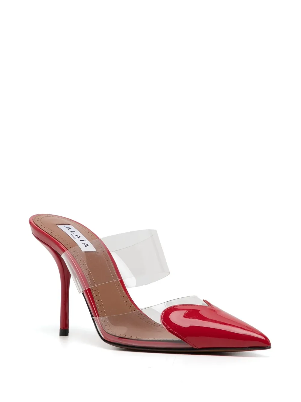 Alaïa patent-leather Mules | Red | FARFETCH