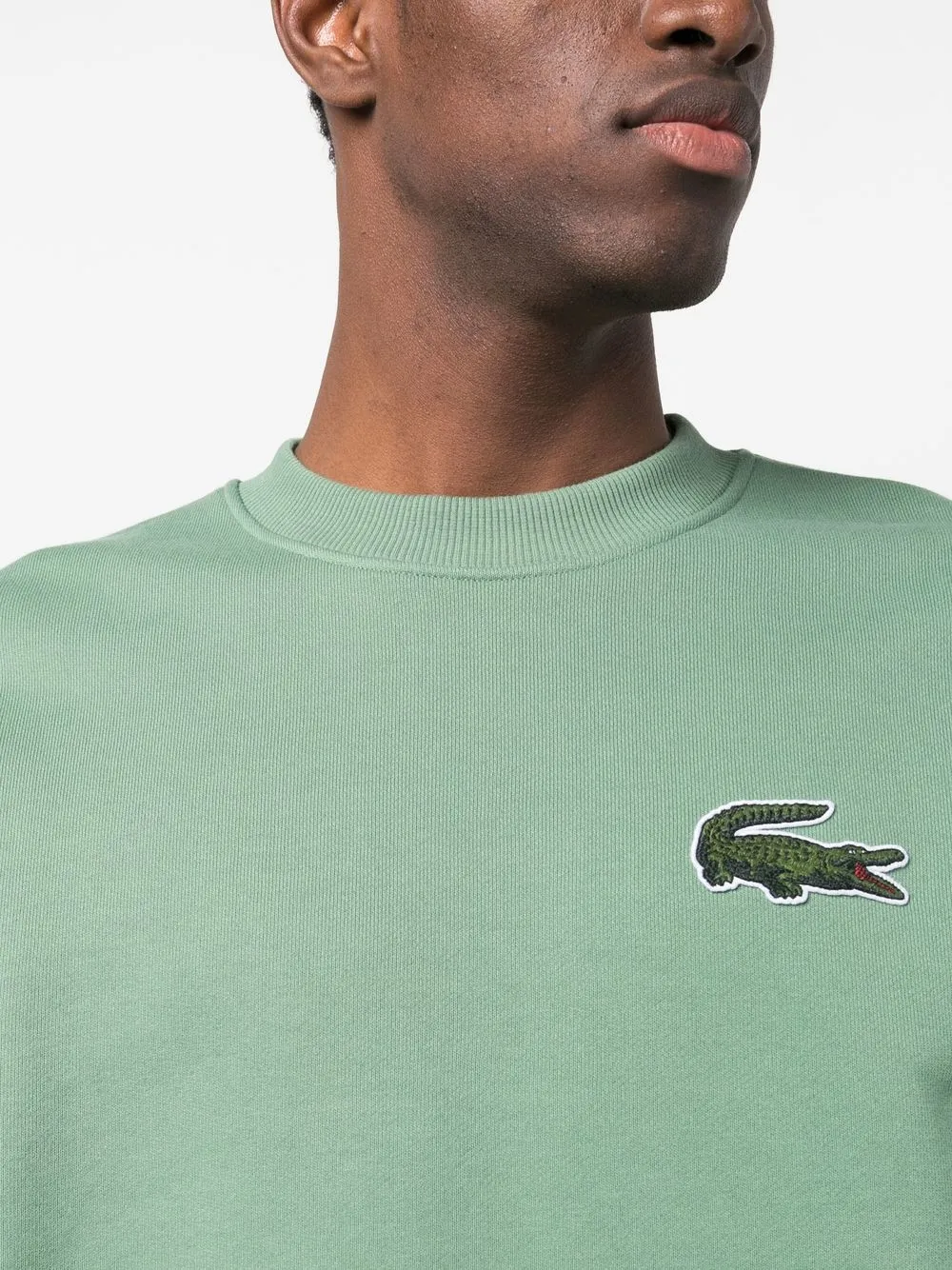 Lacoste Chest logo-patch Detail Sweatshirt - Farfetch
