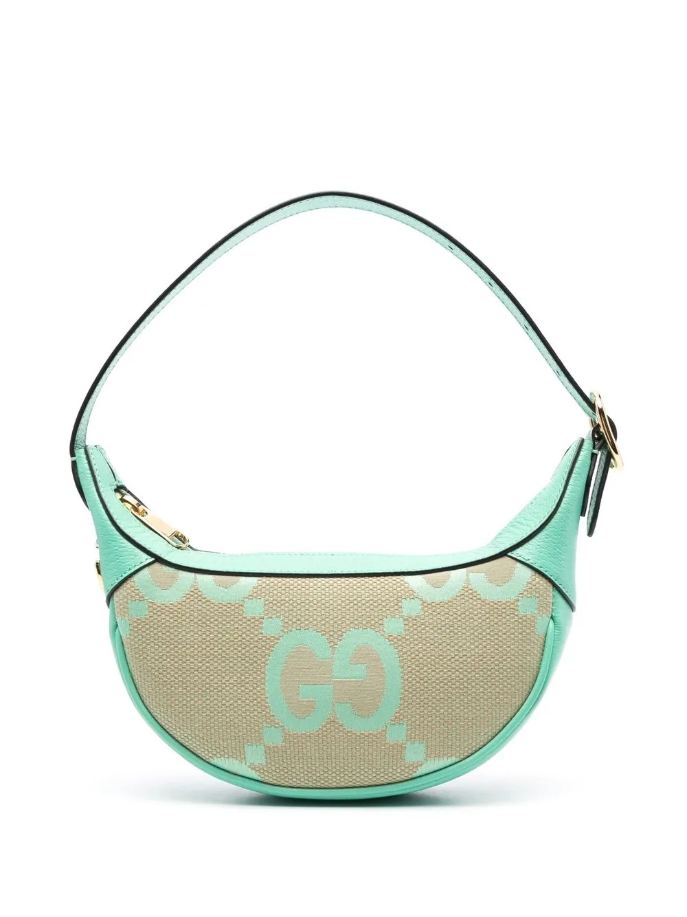 Gucci Gg-canvas Leather Tote Bag In Green | ModeSens