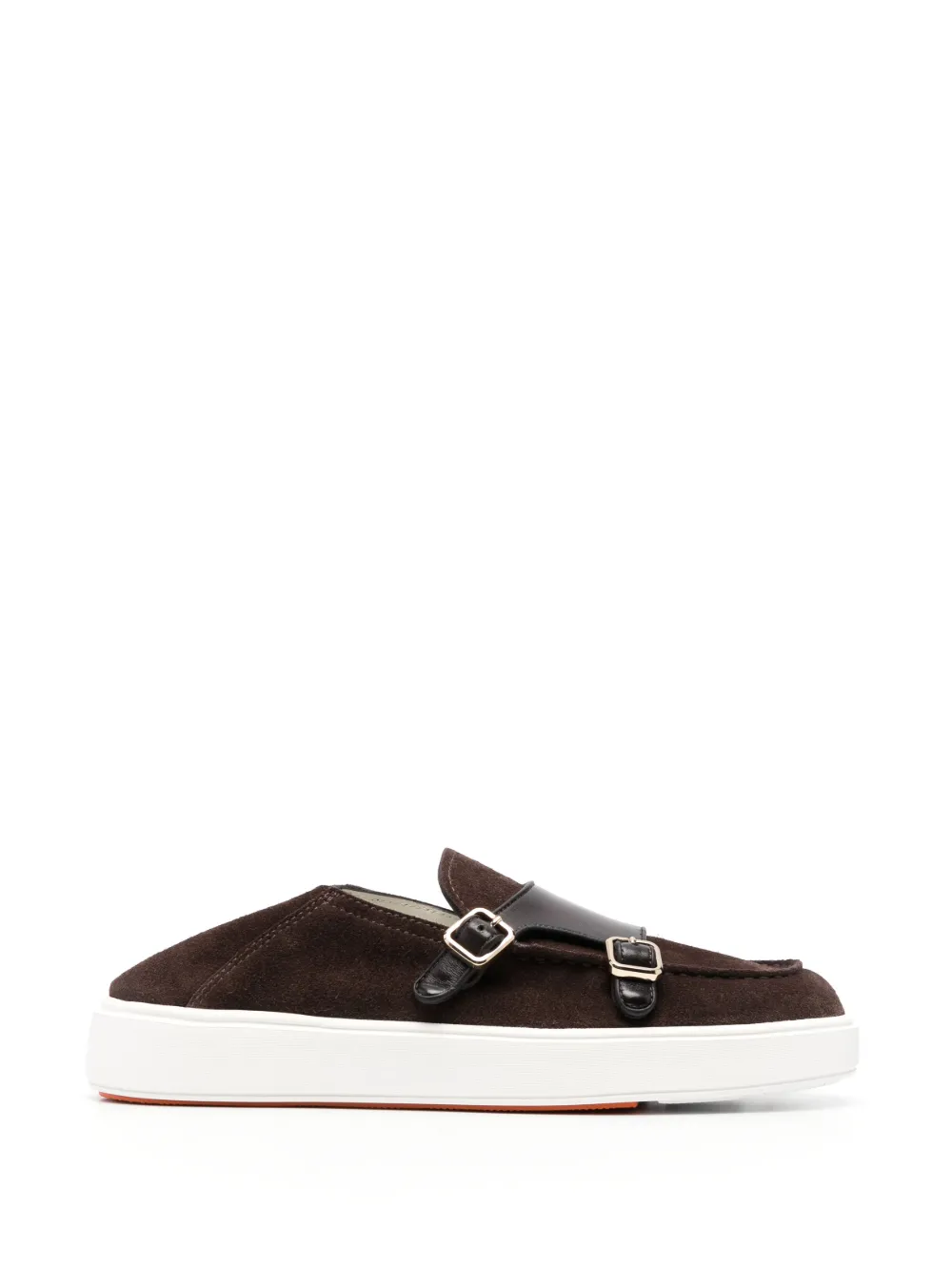Santoni Greydon-EGCT50 Suede Loafers | Brown | FARFETCH