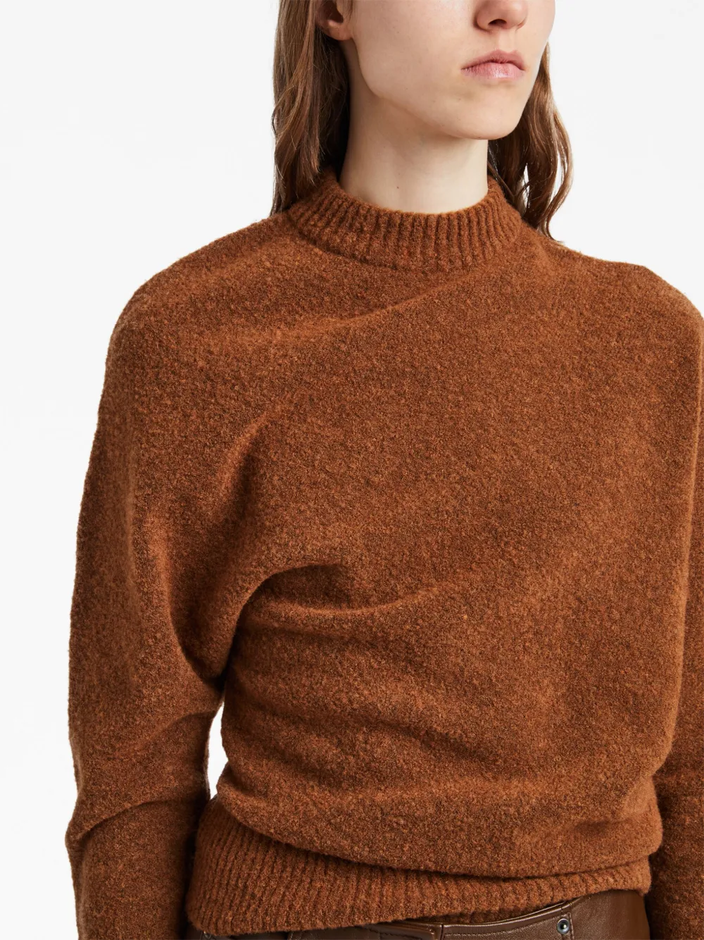 Proenza Schouler brushed-knit Slouchy Jumper - Farfetch