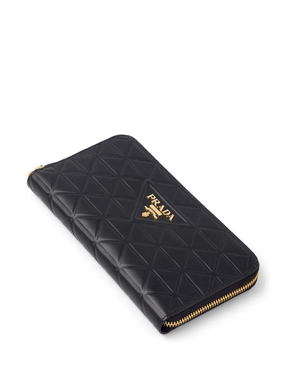 Prada logo-plaque diamond-quilt Purse - Farfetch