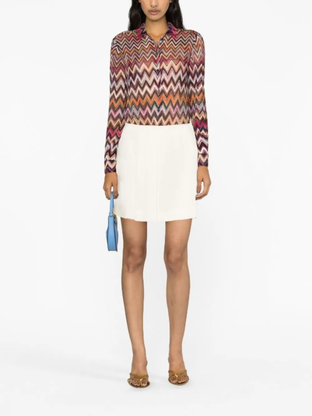 Missoni zigzag-pattern long-sleeved Shirt - Farfetch