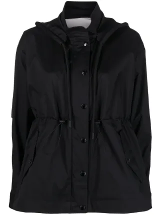 Moncler Valiere Hooded Jacket | Black | FARFETCH AU
