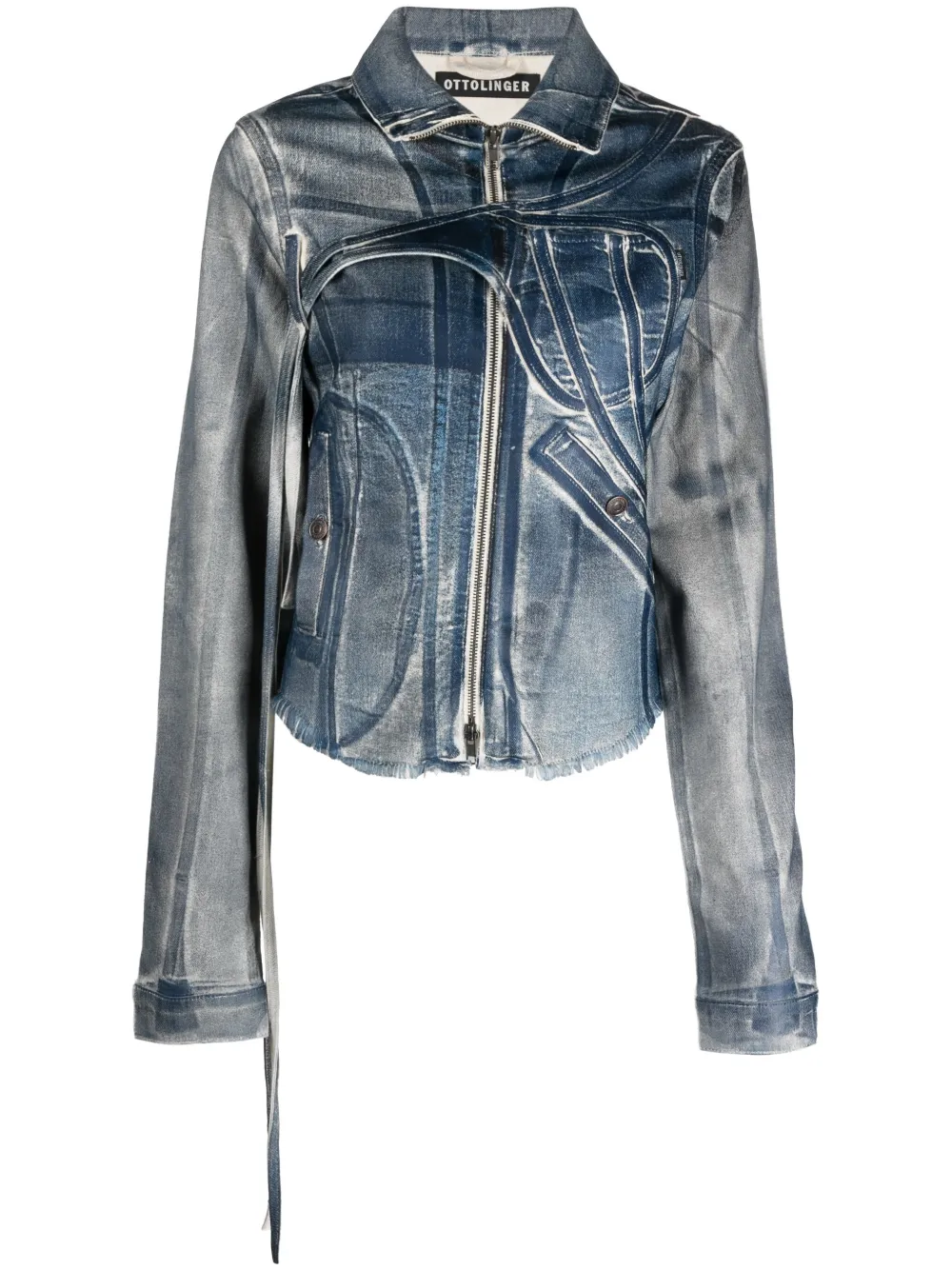 Ottolinger Faded Denim Jacket - Farfetch