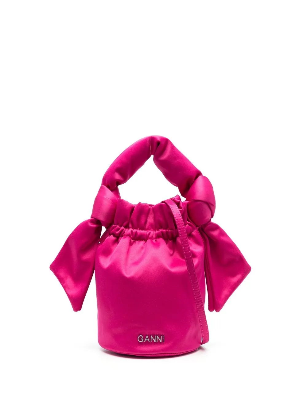 Ganni Pink Occasion Top Handle Bag | ModeSens