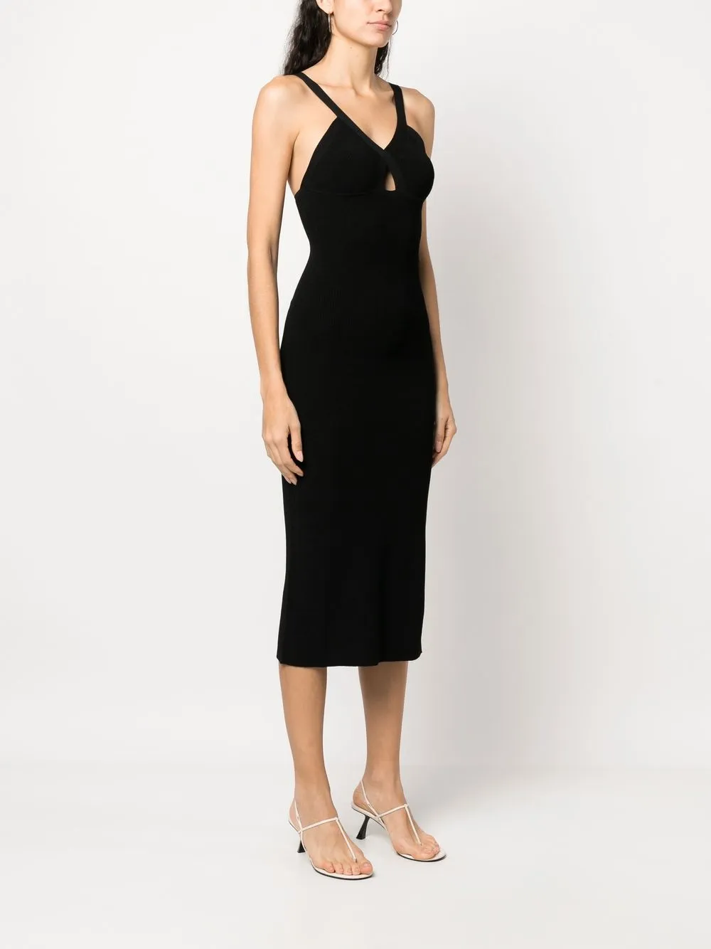 Iro Cut Out Knitted Dress Farfetch