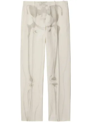 Off-White Body Scan Tailored Denim Trousers | Neutrals | FARFETCH AU