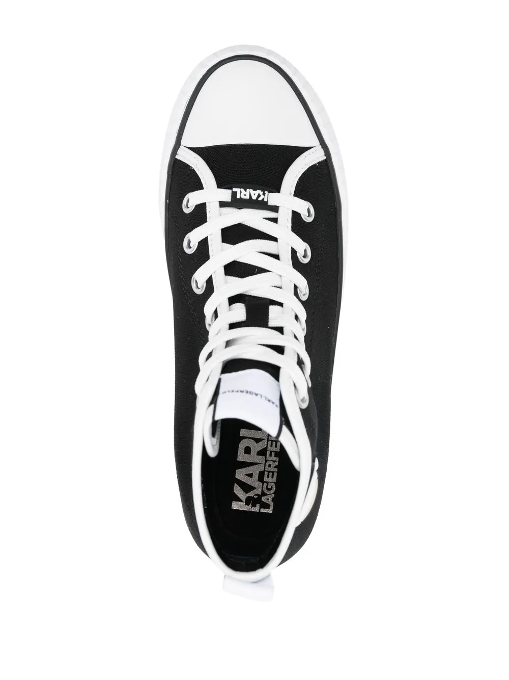 Karl Lagerfeld Kampus Max Karl Ikonic Sneakers | Black | FARFETCH