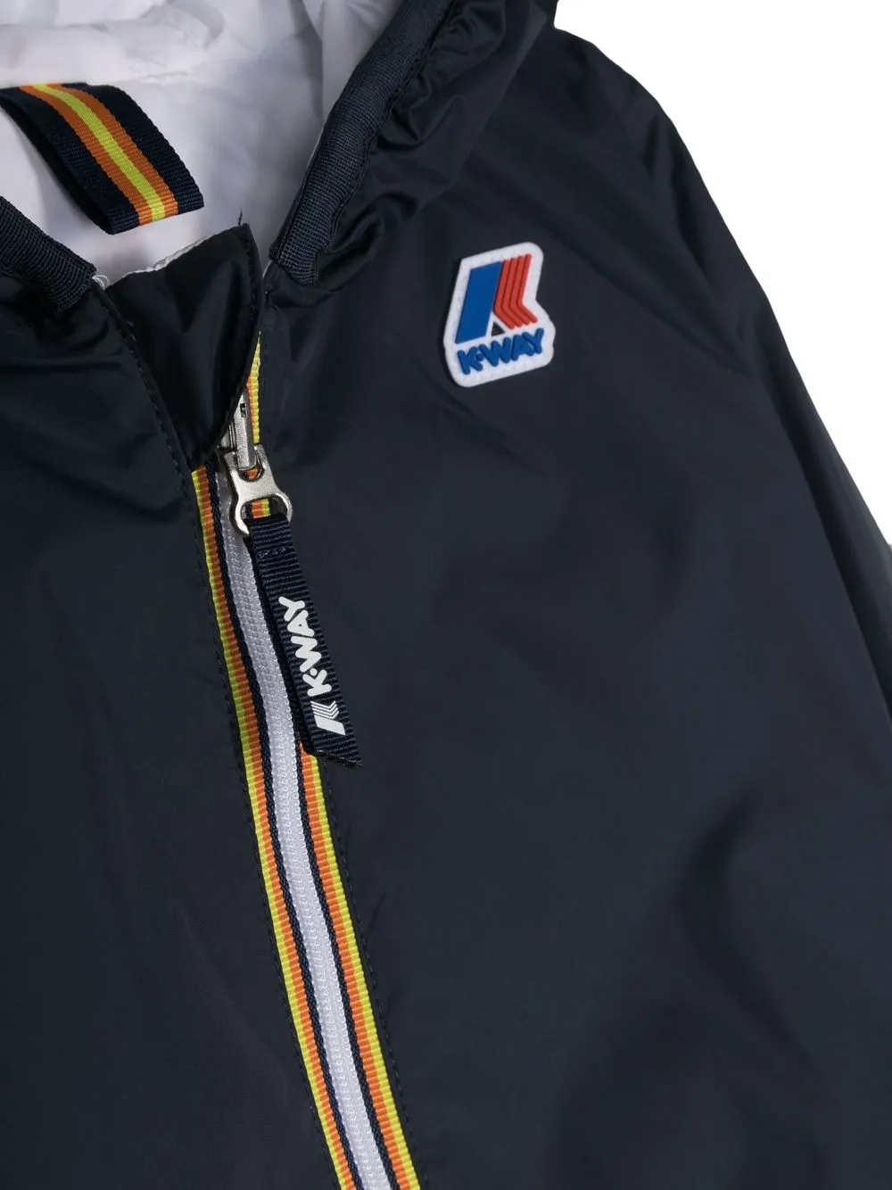 K-way Babies' Le Vrai Reversible Rain Jacket In Blue | ModeSens