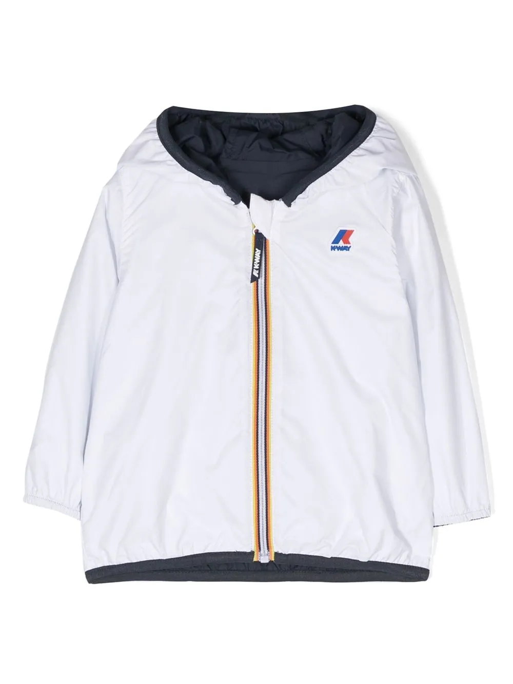 K-way Babies' Le Vrai Reversible Rain Jacket In Blue | ModeSens