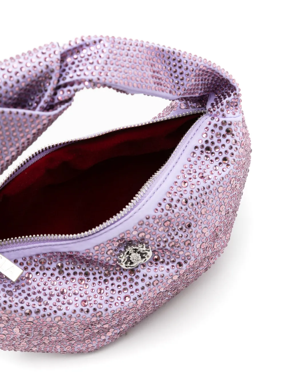 Isla crystal-embellished Logo Shoulder Bag - Farfetch