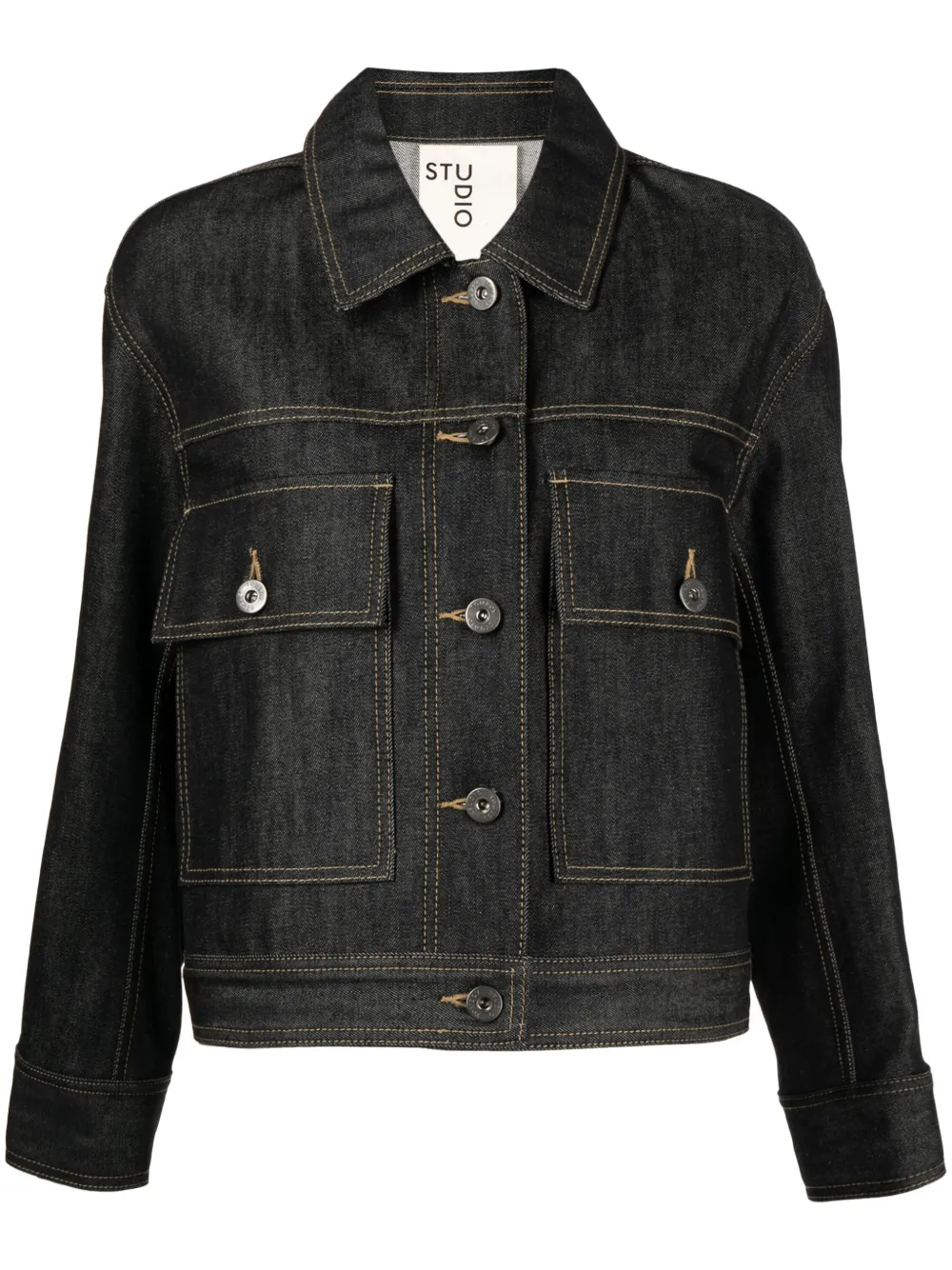 Studio Tomboy Selvedge Jeansjacke In Blue | ModeSens