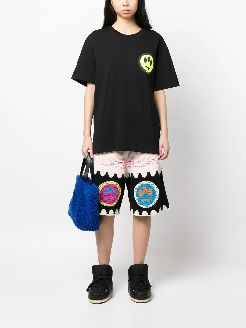 BARROW logo-print Cotton T-shirt | Black | FARFETCH