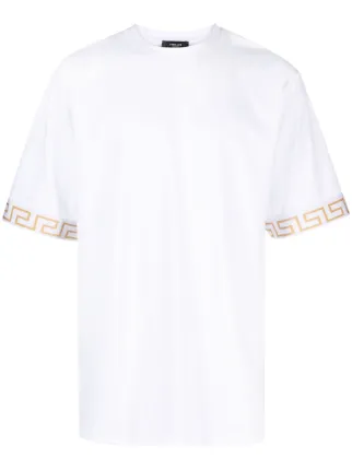 Versace La Greca short-sleeved T-shirt - Farfetch