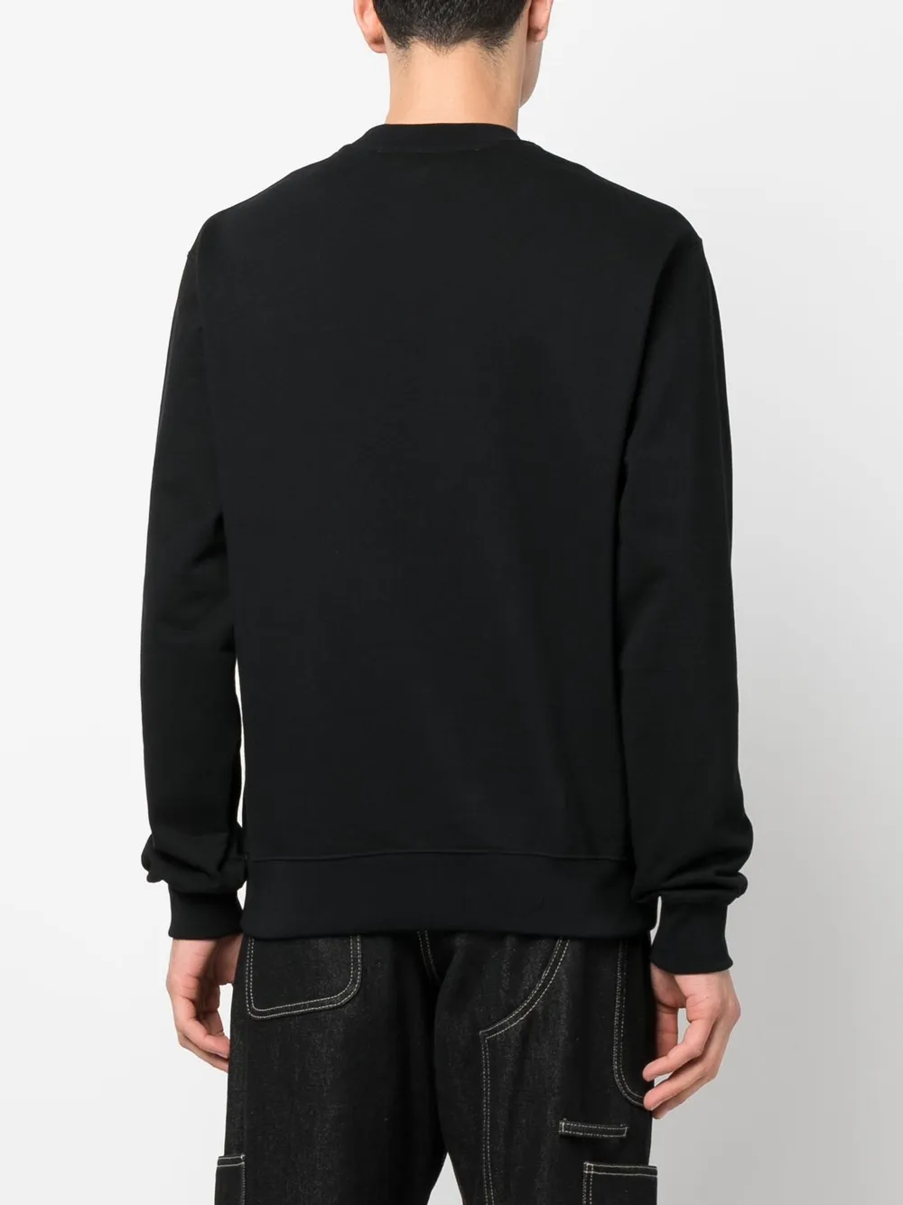 Off-White logo-patches Cotton Sweatshirt - Farfetch