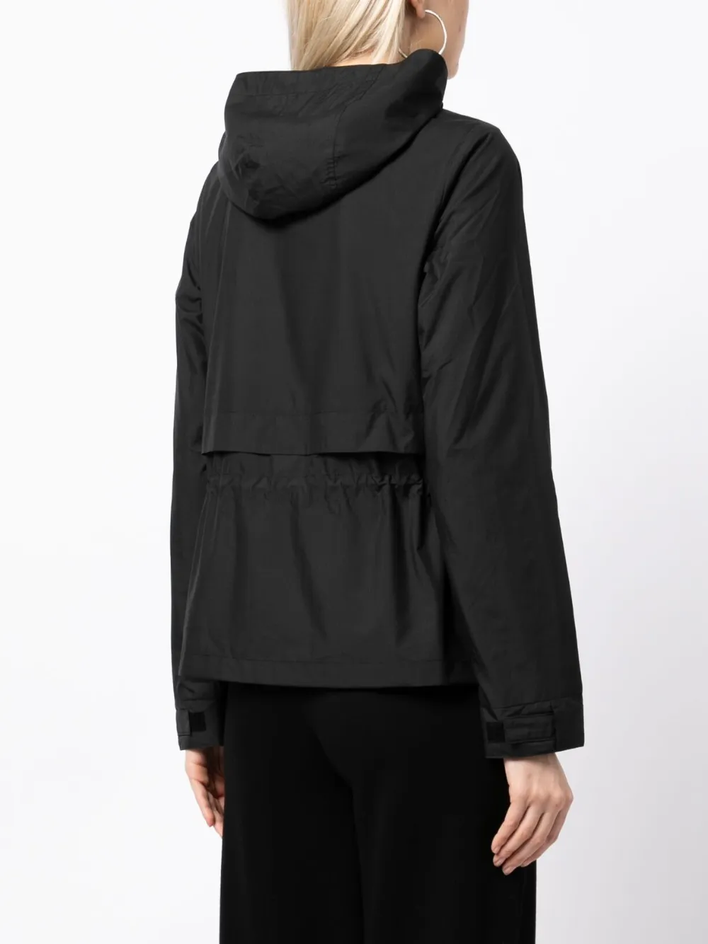 SPORT B By Agn s B Logo patch Hooded Jacket Farfetch sport-b-by-agn-s-b-logo-patch-hooded-jacket-farfetch