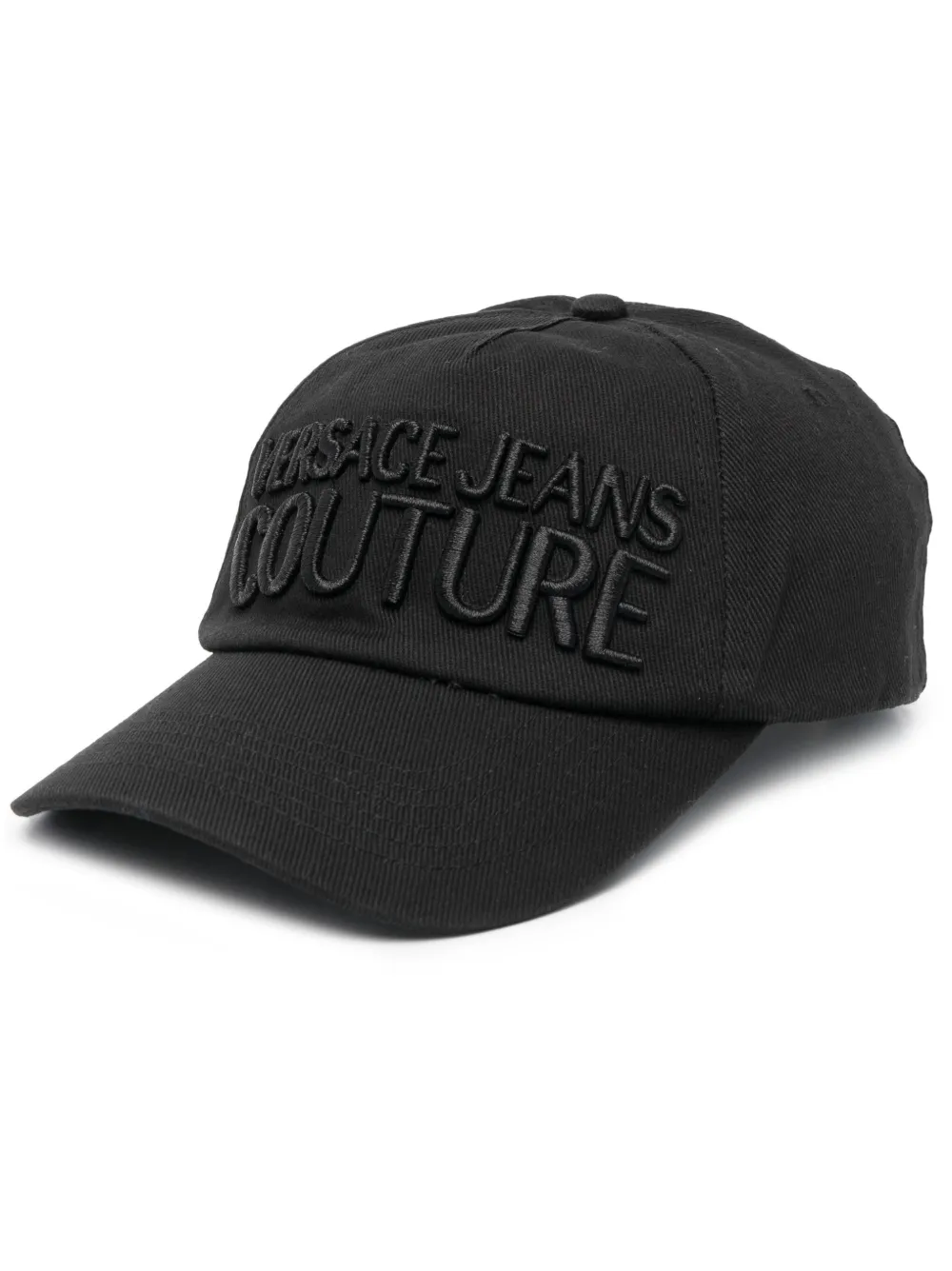 Versace Jeans Couture Raised-logo Baseball Cap In Black | ModeSens