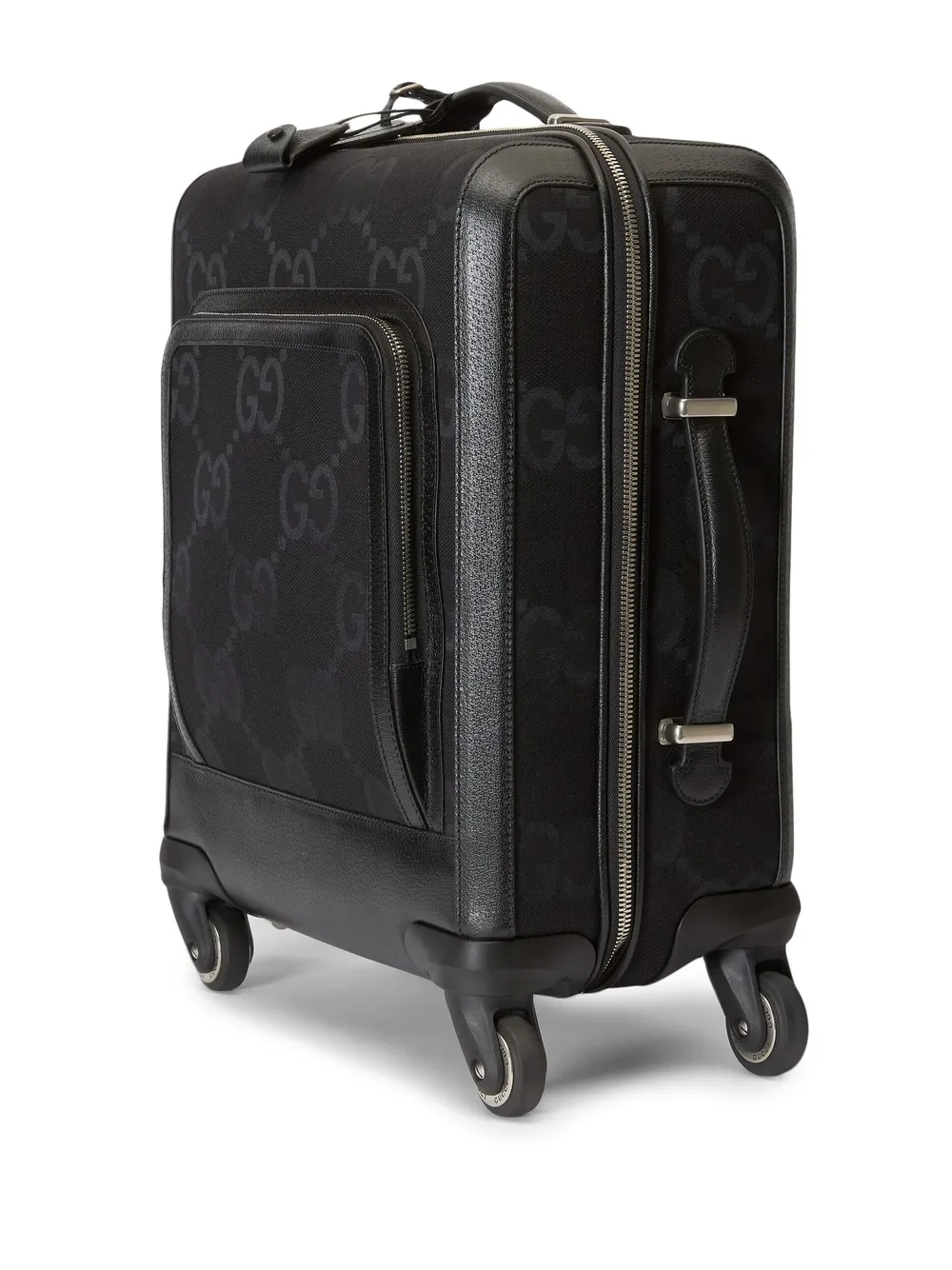Gucci Gg Pattern Small Cabin Trolley In Black | ModeSens