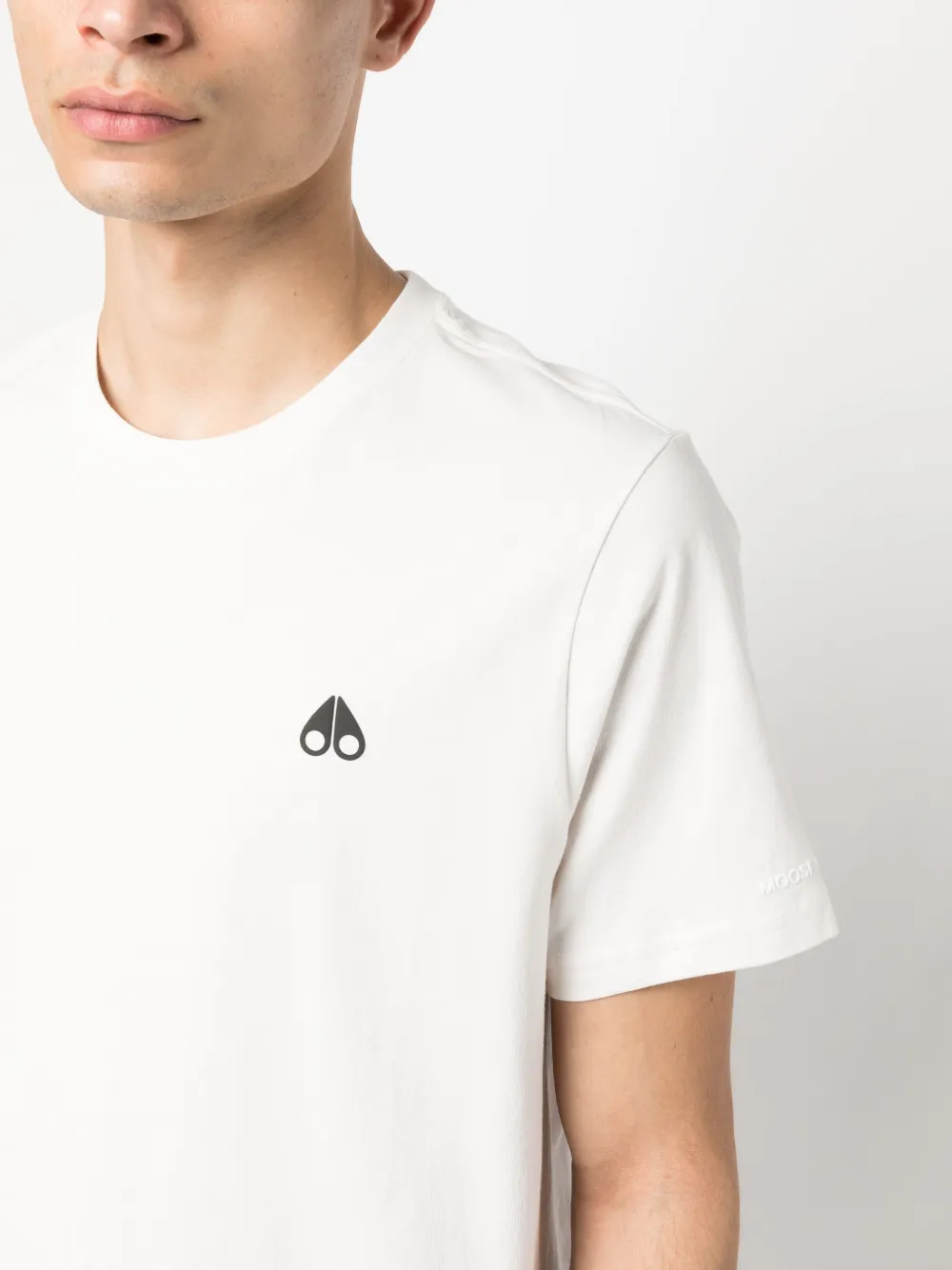 Moose Knuckles logo-plaque Cotton T-shirt - Farfetch