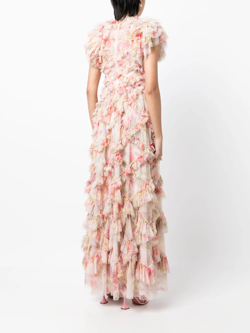 Needle & Thread Iris Genevieve Ruffled Gown - Farfetch