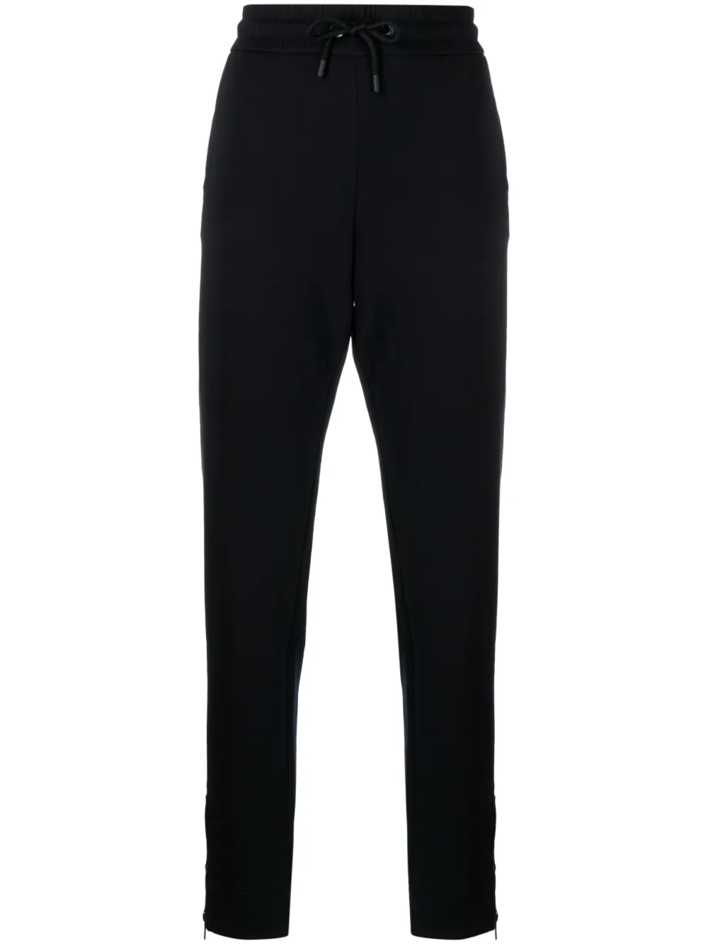 Emporio Armani Slim-fit Drawstring Track Pants In Black | ModeSens