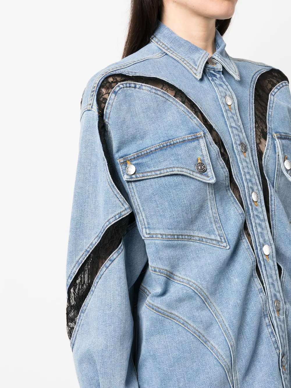 Mugler Cowboy long-sleeve Shirt - Farfetch