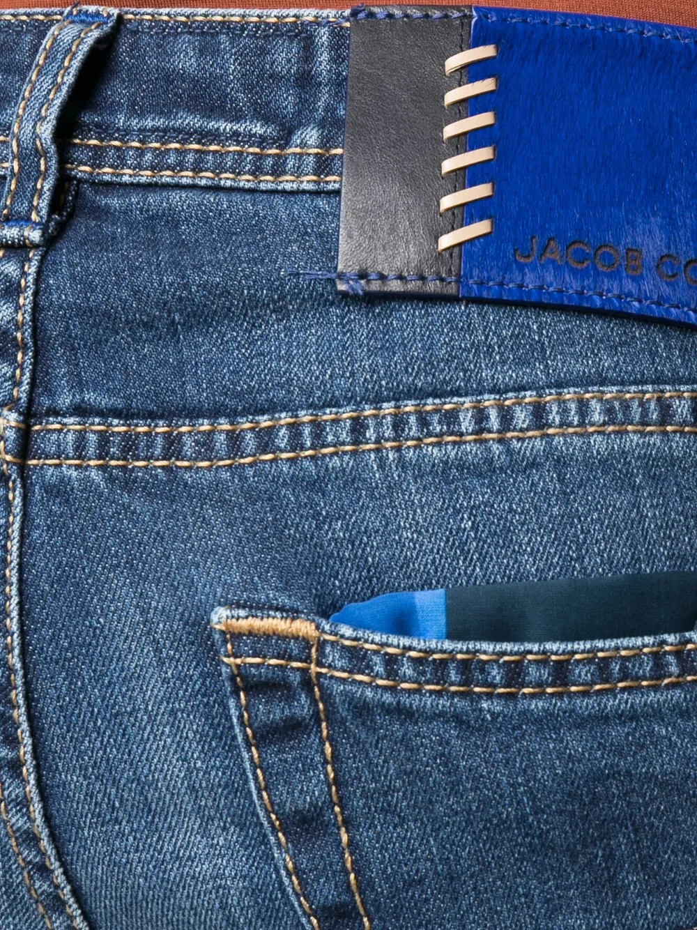 Jacob Cohën logo-patch slim-fit Jeans | Blue | FARFETCH