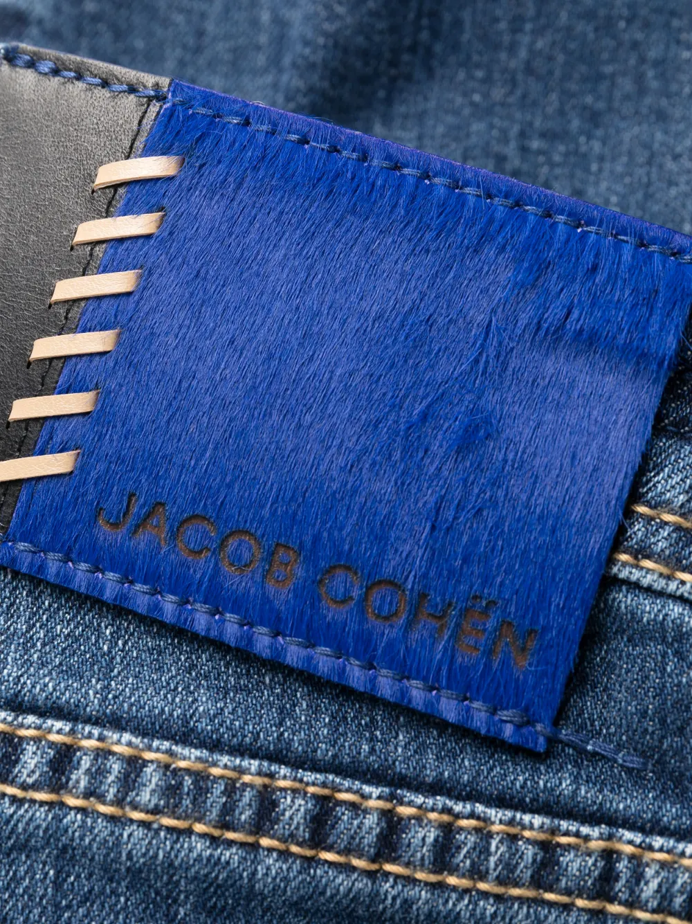 Jacob Cohën logo-patch slim-fit Jeans | Blue | FARFETCH