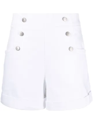 P.A.R.O.S.H. high-rise side-button Shorts - Farfetch