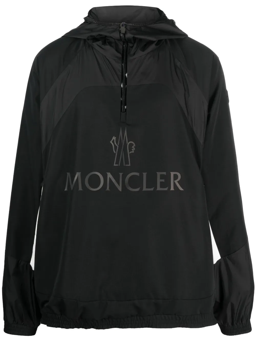 Moncler Matters Logo-lettering Windbreaker In Black | ModeSens