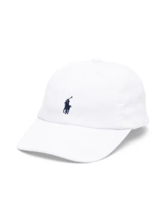 POLO RALPH LAUREN KIDS Polo Pony Embroidered Cap | White | FARFETCH HK